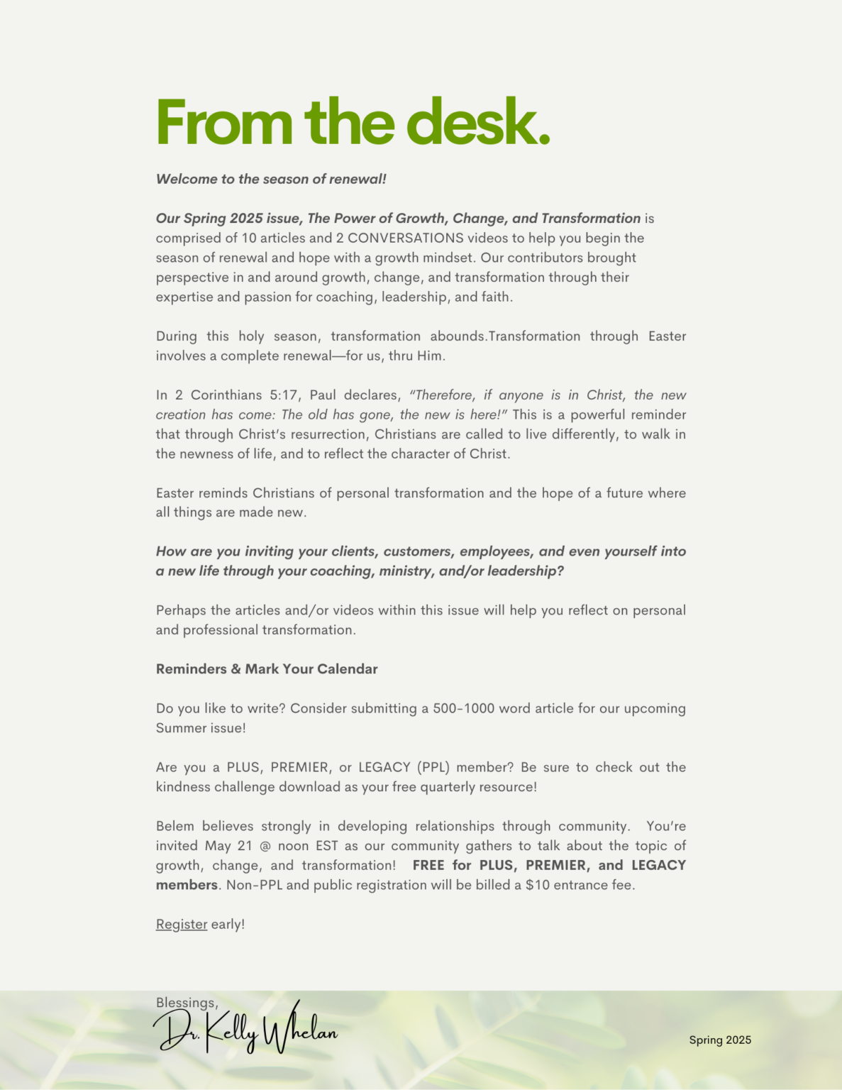 Christian Coaching Magazine - a resource to empower and inspire ...